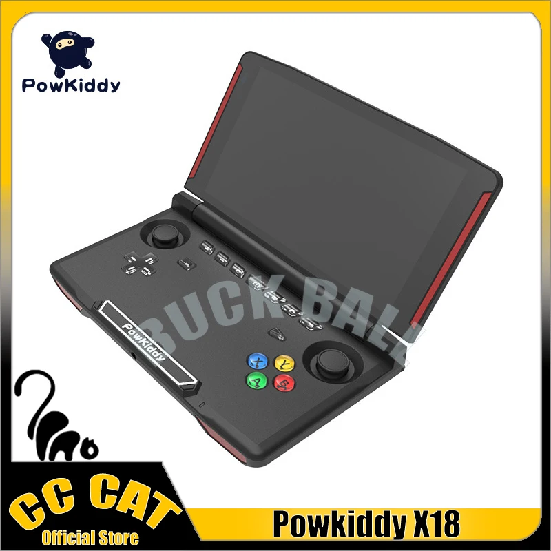 Powkiddy-Jogadores-Handheld-Video-Game-Sistema-Android-Console-Flip ...
