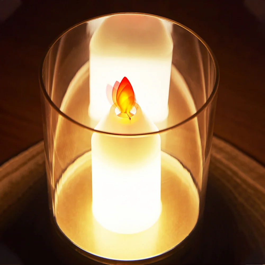 Smart-Candle-Light-PIR-Motion-Sensor-Hand-Scan-LED-Night-Light-USB ...