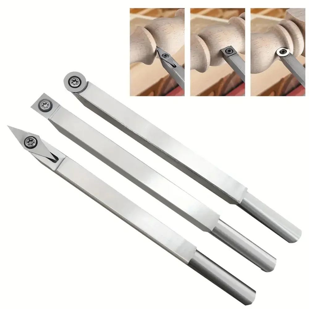 1pc Carbide Tool Blade for Wood Lathe Turnings Holder and Carbide ...