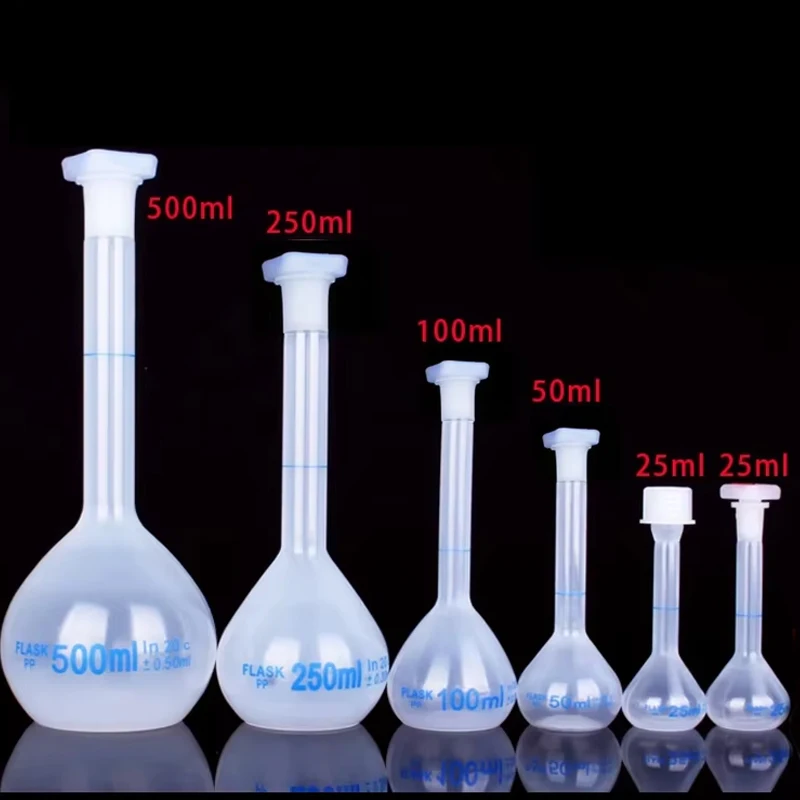 Volumetric Flask With Stopper Long Neck Measuring Flask Graduated ...