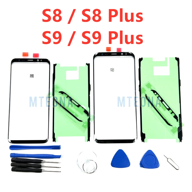 LCD-Front-Glass-Panel-For-Samsung-Galaxy-S8-S9-Plus-S8-Display-External ...