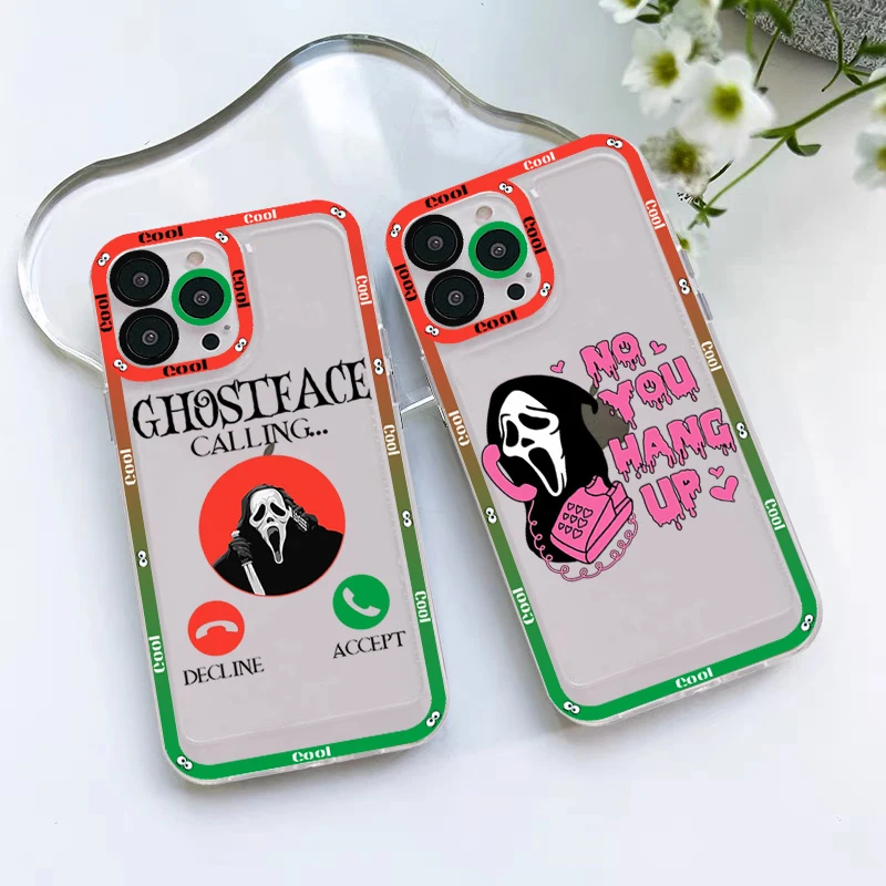 Ghostface Scream Phone Case for iPhone 11 12 13 Mini Pro Max 14 Pro Max ...