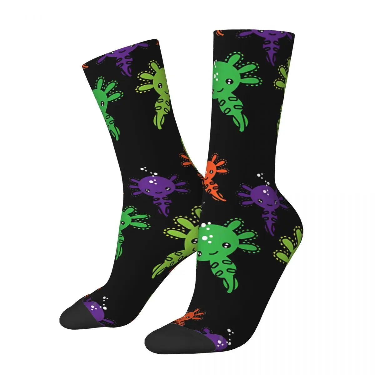 Salamander-Aquarium-Amphibians-Mexico-City-Men-s-Socks-Axolotl-Pet ...
