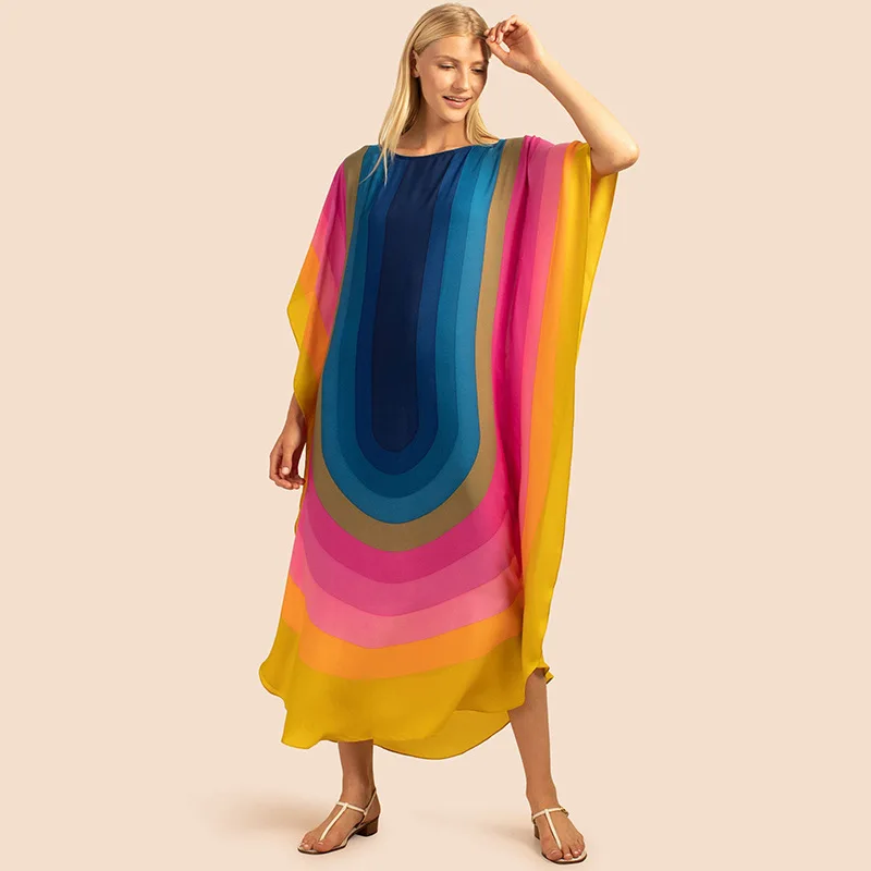 Caftan-Summer-Clothes-Dress-for-Women-Cover-ups-Boho-Bathing-Suit-Beach ...