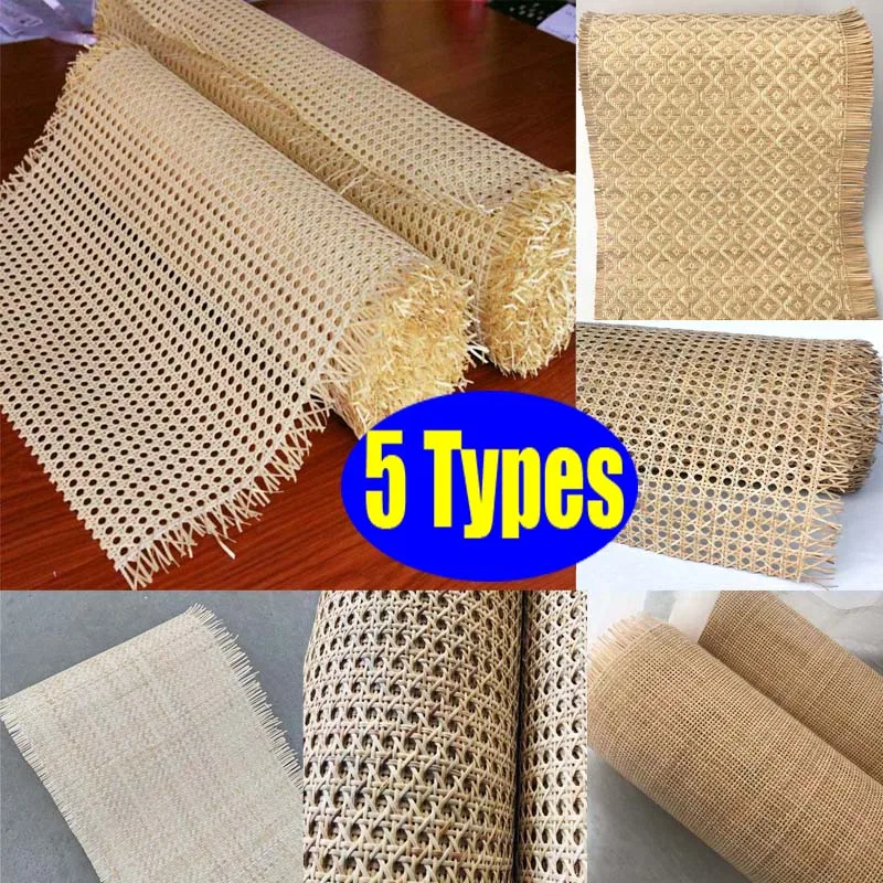 35-40-45-50cm-Natural-Indonesian-Rattan-Cane-Webbing-Wicker-Rattan-Grid ...