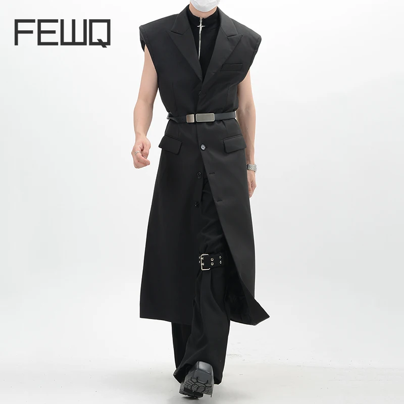 FEWQ-Niche-Deconstruction-Shoulder-Pad-Vest-Suit-Summer-Trench-Coat ...