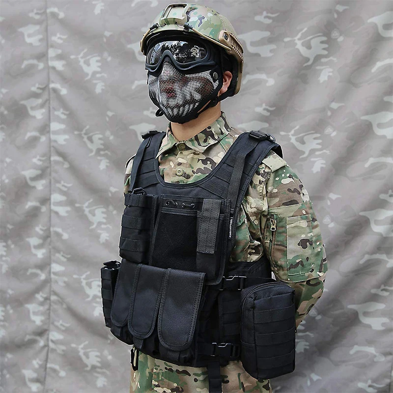 Airsoft Tactical Vest Black