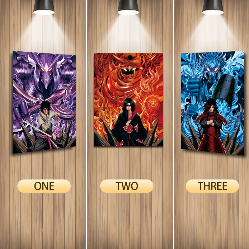 Naruto-Anime-3D-Lenticular-Poster-Customize-3D-Sasuke-Itachi-Flip ...