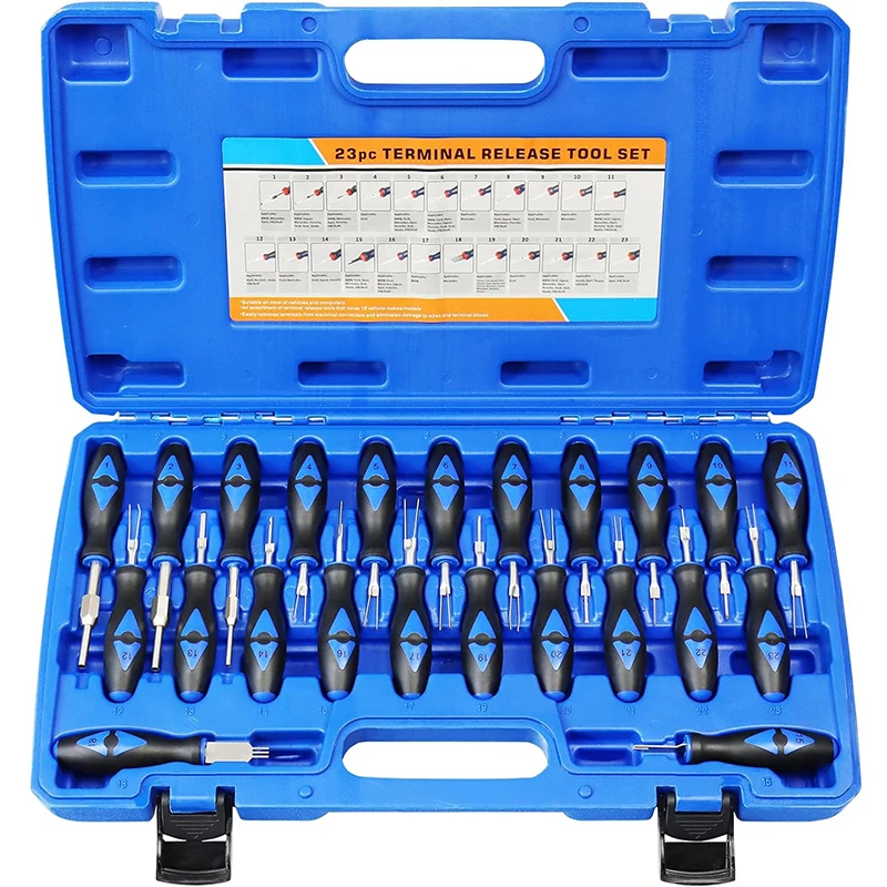 Universal Automotive Terminal Removal Tool Set,23-Pcs Kit Release Car ...