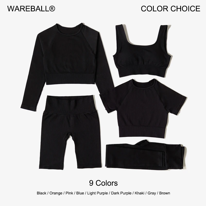 Women's Sportswear Workout Clothes Athletic Wear Yoga Set Seamless Gym ...