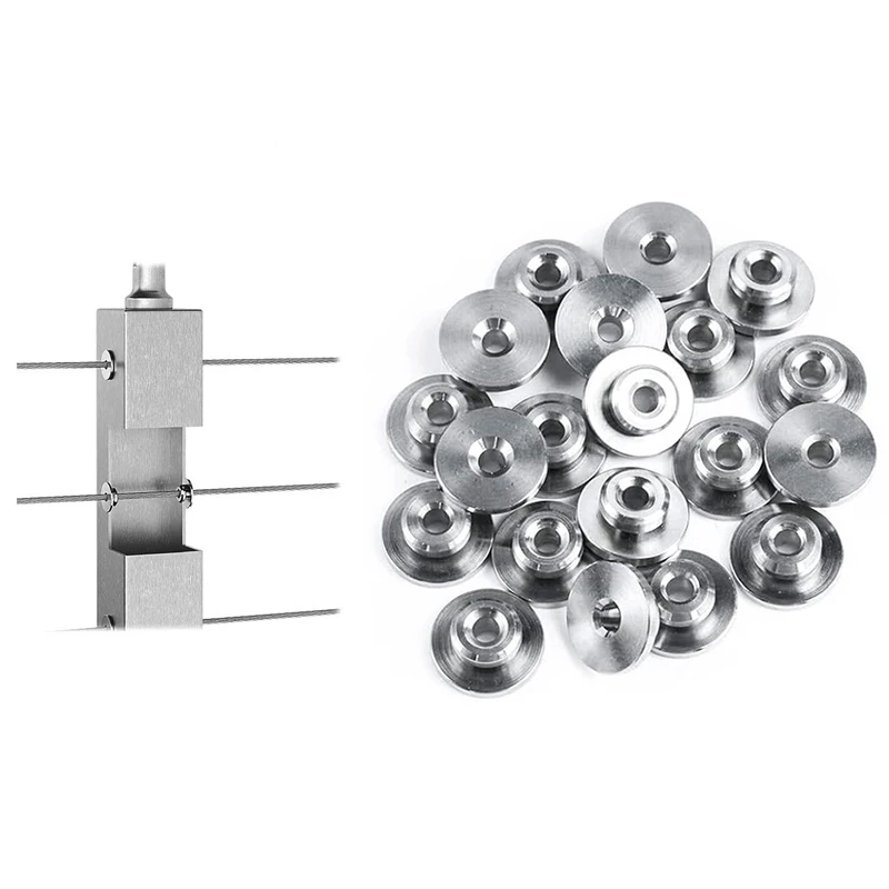 5PCS-Stainless-Steel-Sleeve-Cable-Connector-For-Railing-Stair-Wire-Rope ...