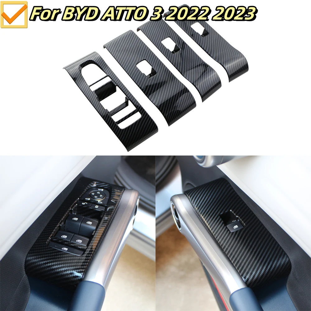 L/RHD Car Windows Lift Panel Cover for BYD Atto 3 Atto3 2022-2024 ...
