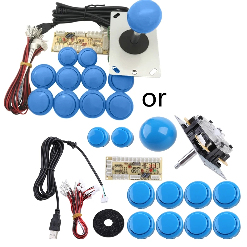 Kit-de-Arcade-LED-para-juegos-de-PC-controlador-Raspberry-Pi-DIY ...