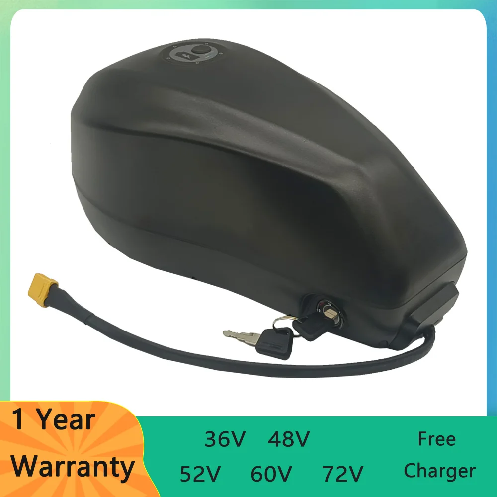 Canon fuel tank E-Bike battery 36V 48V 52V 60V 72V 21700 E-bike ...