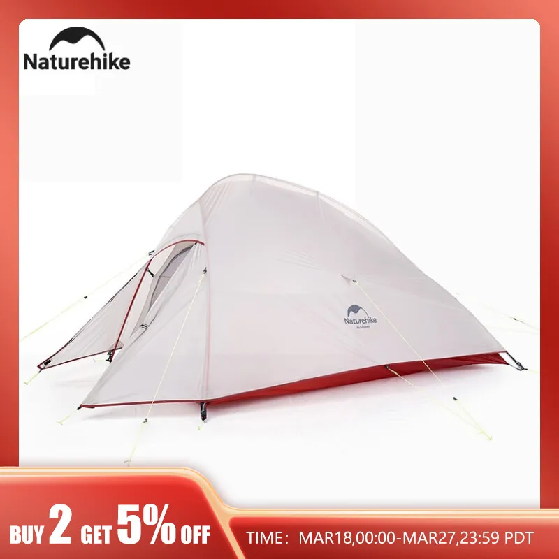 Naturehike 2 Person Camping Tent Ultralight Waterproof Nylon Trekking Tents Hiking Backpacking ...