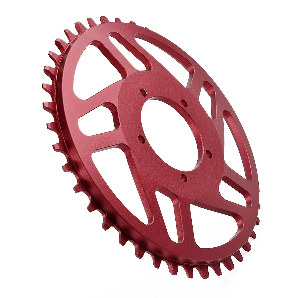 1x Electric Bicycle 42T Chain Ring Offset Correction Ebike Chainring ...