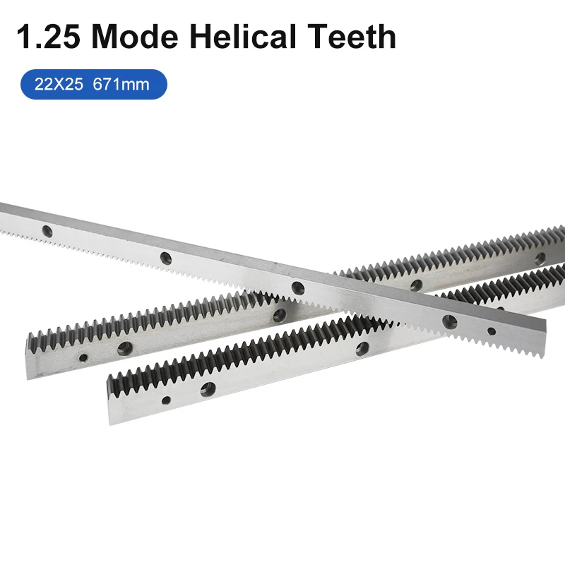1-25Mod-Helical-Rack-22X25-671mm-Pinion-Precision-CNC-Zipper-Helical ...