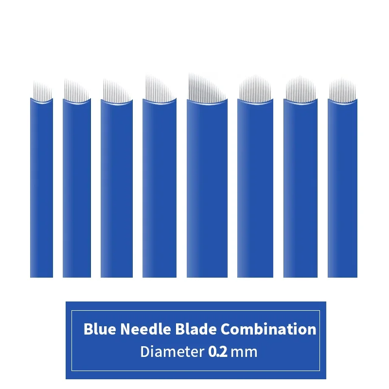 50pcs-12-14-16-18-21Pin-U-Shape-Permanent-Makeup-Eyebrow-Tattoo-Needle ...