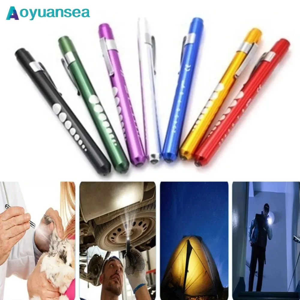 Aoyuansea-LED-Pen-Light-Medical-Pen-First-Aid-Flashlight-Inspection ...