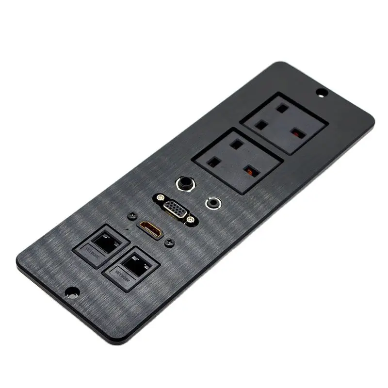 Lp810 New Multifunctional Desktop Socket Furniture Socket 3.5 Audio Vga ...
