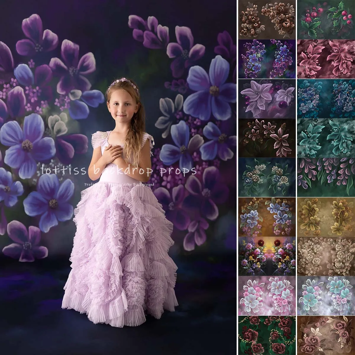 Fine-Art-Floral-Photography-Backdrops-Adult-Children-Pregant-Portrait ...