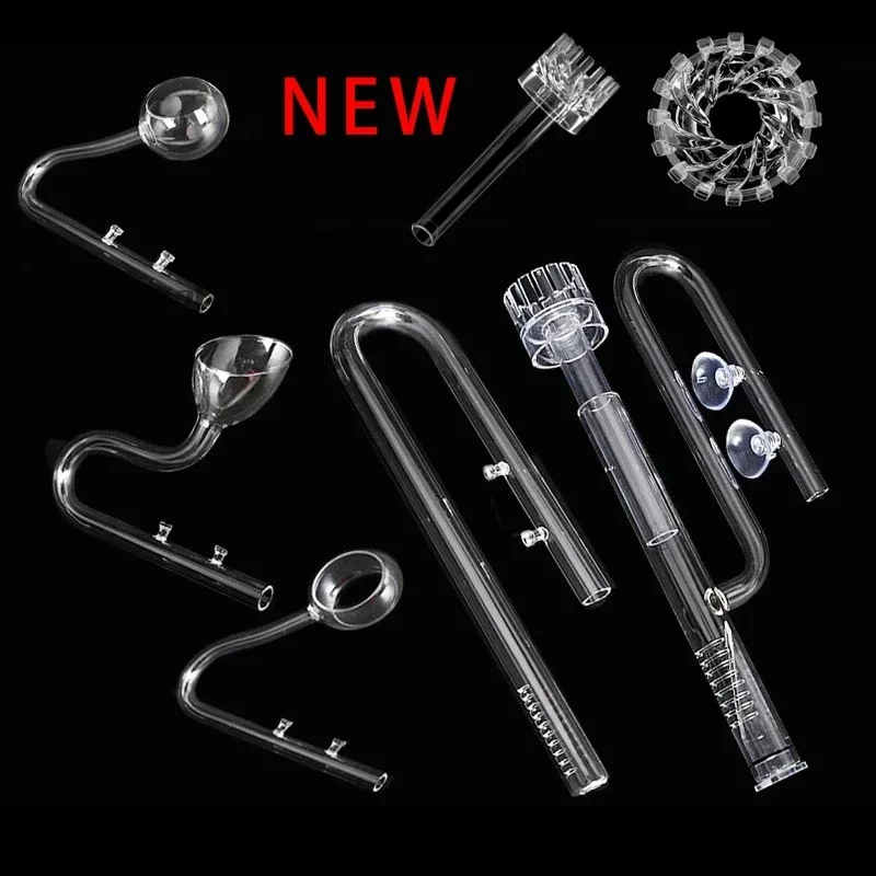 Glass-pipe-lily-poppy-peony-spin-surface-skimmer-inflow-outflow-13mm ...