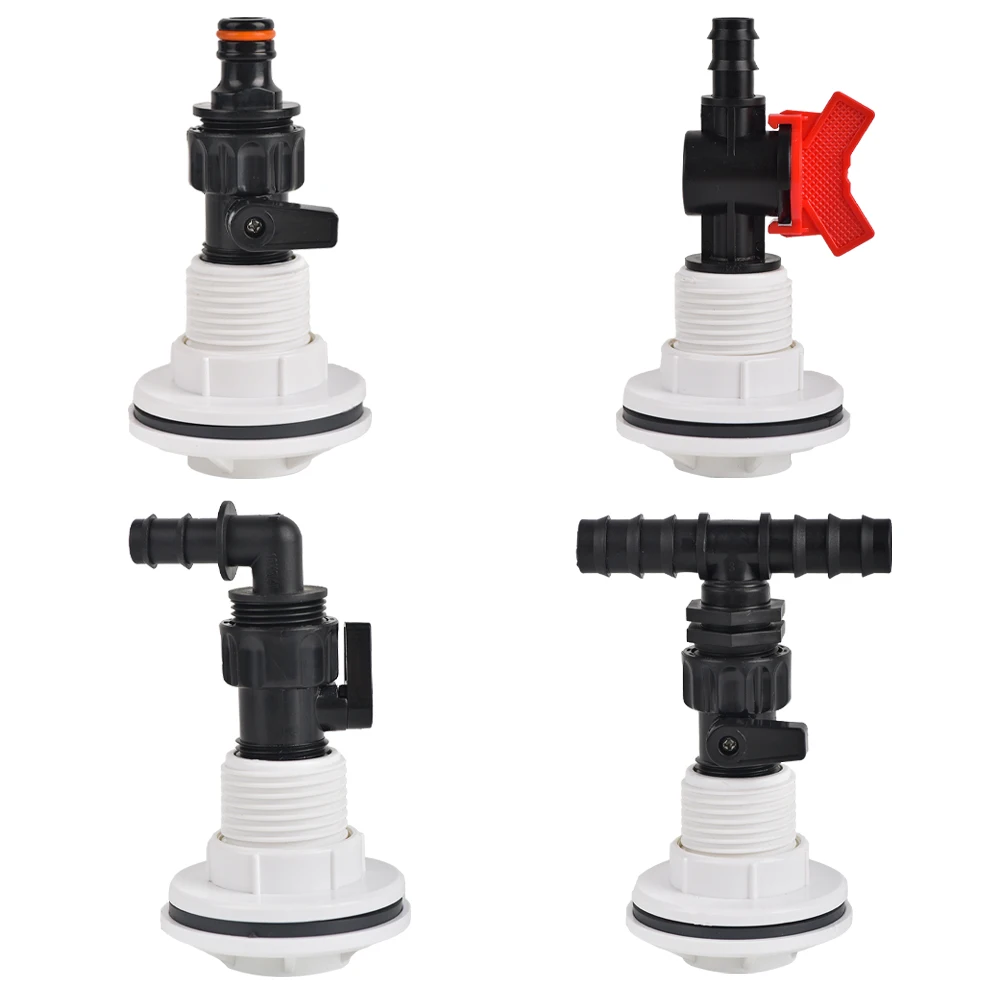 Water-Butt-Tank-3-4-inch-Overflow-Connector-With-Faucet-Adapter-For ...