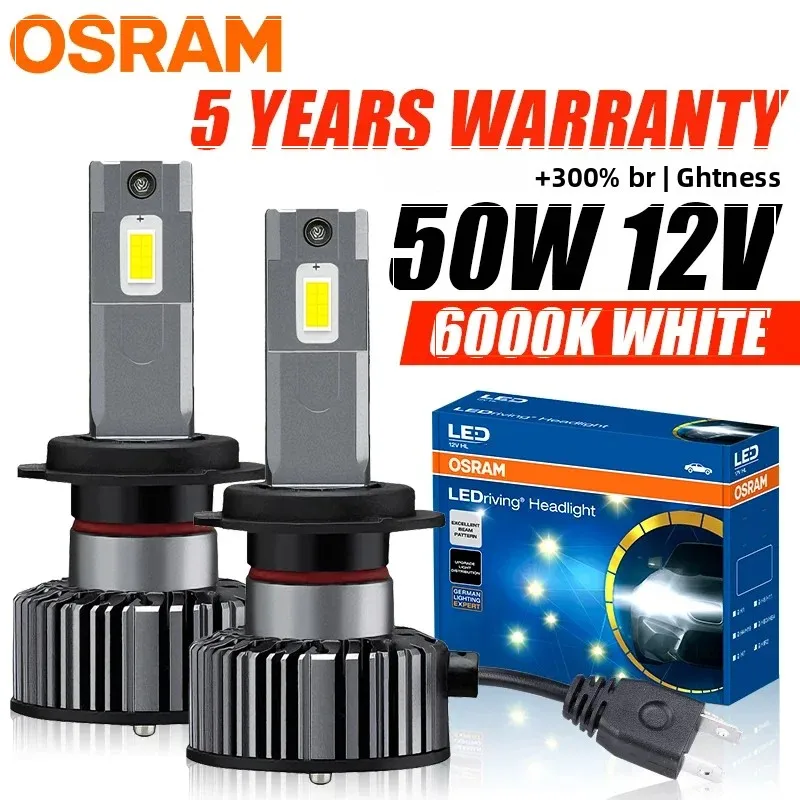 OSRAM H4 H7 Led Headlight Bulb 50W High Low Beam Car Lamp H8 H11 9005 ...
