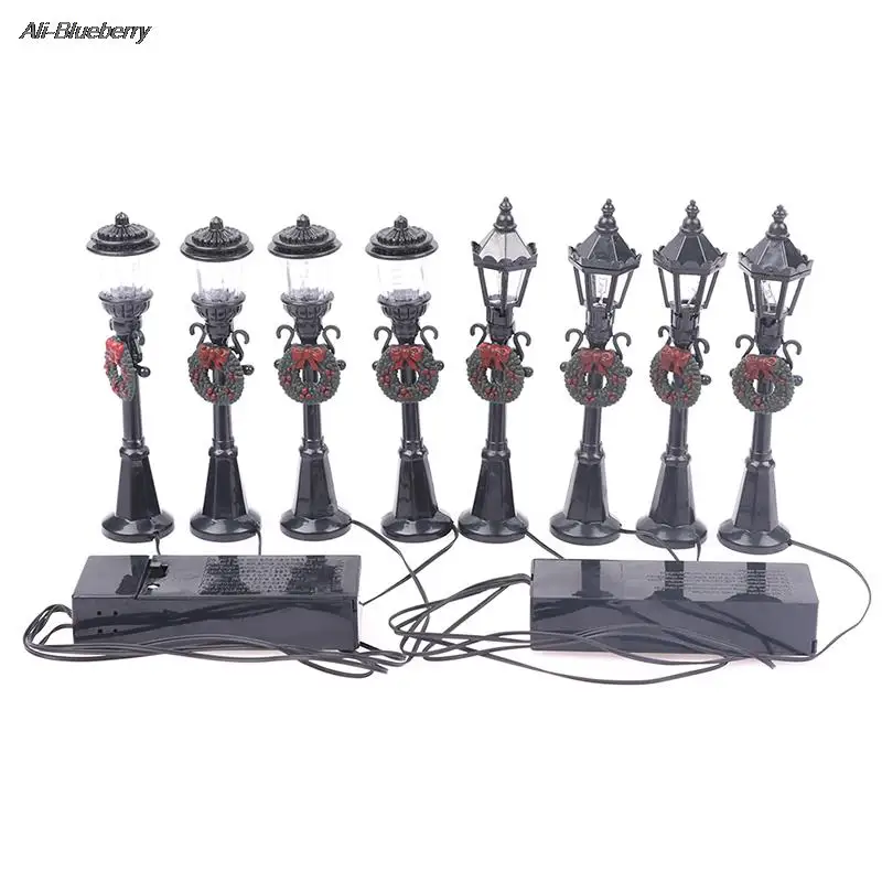 New-4-5-10Pcs-Set-Christmas-Mini-Street-Light-Models-Dollhouse ...