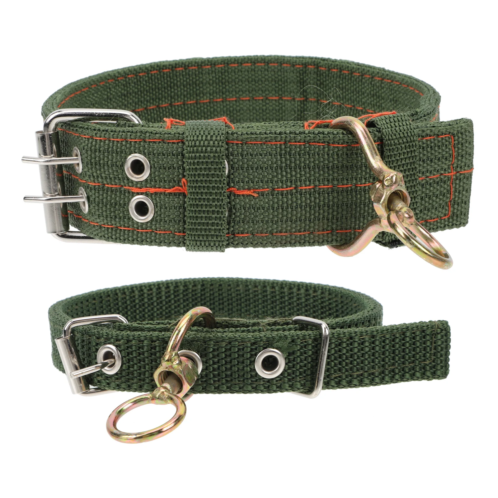 2 Pcs Canvas Sheep Collars Adjustable Durable Livestock Goat Cow Pet ...
