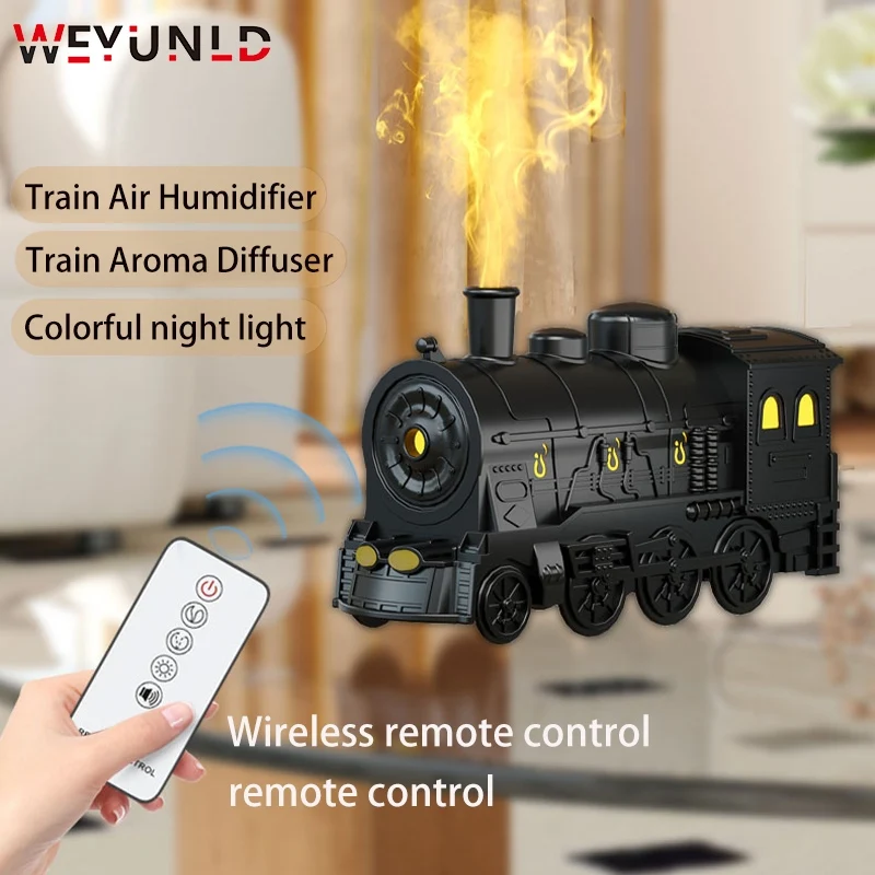 Train-Air-Humidifier-With-Remote-Control-Essential-Oil-Aroma-Difusor ...