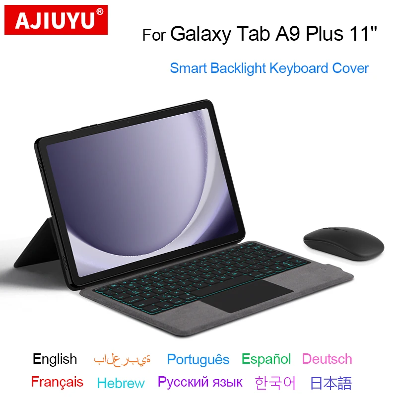 Magic-Backlit-Keyboard-Portuguese-Spanish-Hebrew-Korean-For-Samsung ...
