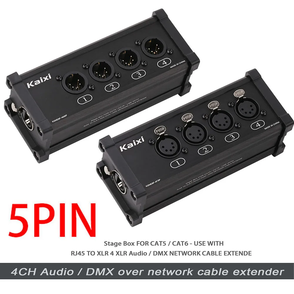 5-Pin-4-Channel-Audio-Network-CAT6-Cable-for-Stage-Sound-Lighting-and ...