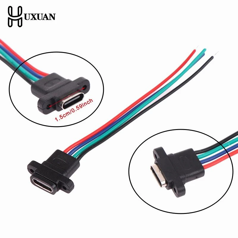 Charging Connector | Usb C Female 4 Pin | Type C Usb Socket | Usb ...