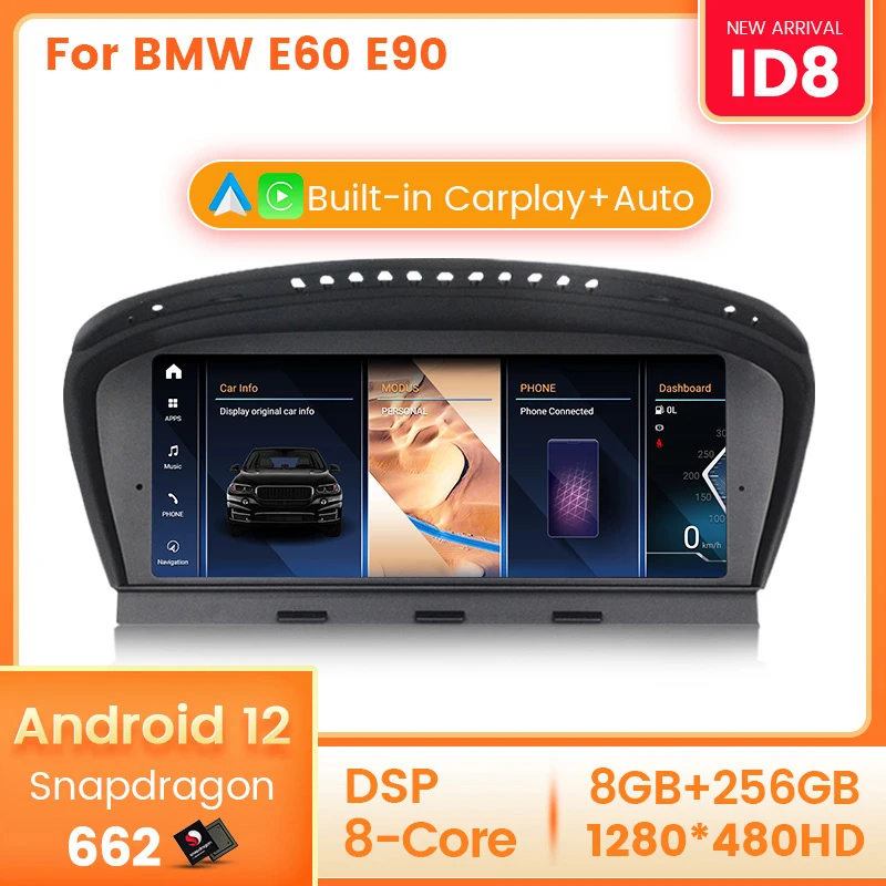 Snapdragon662 Android 11 Car Radio For Bmw 5 Series E60 E61 E63 E64 E90 ...