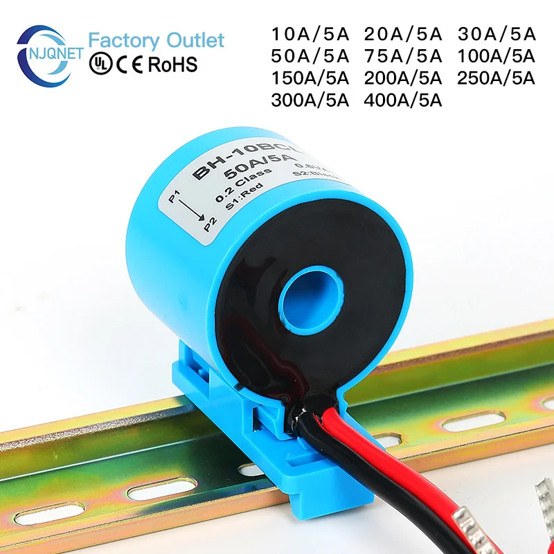 Din Rail Current Transformer BH-10BCL 10/5 20/5 30/5 50 5A 100/5 05 ...