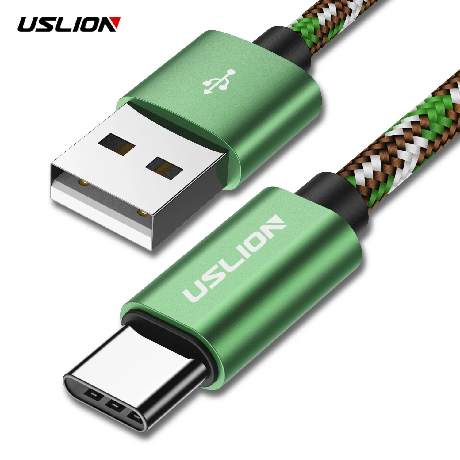 USLION-2-4A-Type-C-Cable-Android-Mobile-Phone-Fast-Charging-USB-3-0 ...