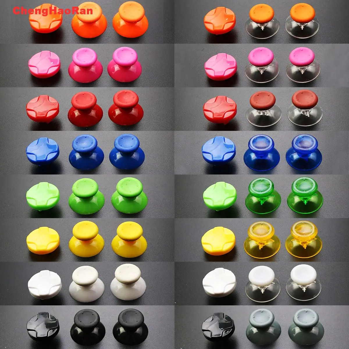 1set =3pcs Thumbsticks Thumb Joystick Stick Cap W/ Cross Buttons Dpad D ...
