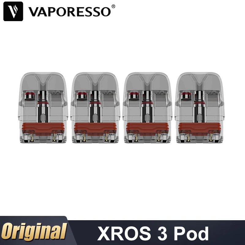 Original Vaporesso XROS 3 Pod Cartridge 2ml 0.6/1.0ohm Coil For XROS ...