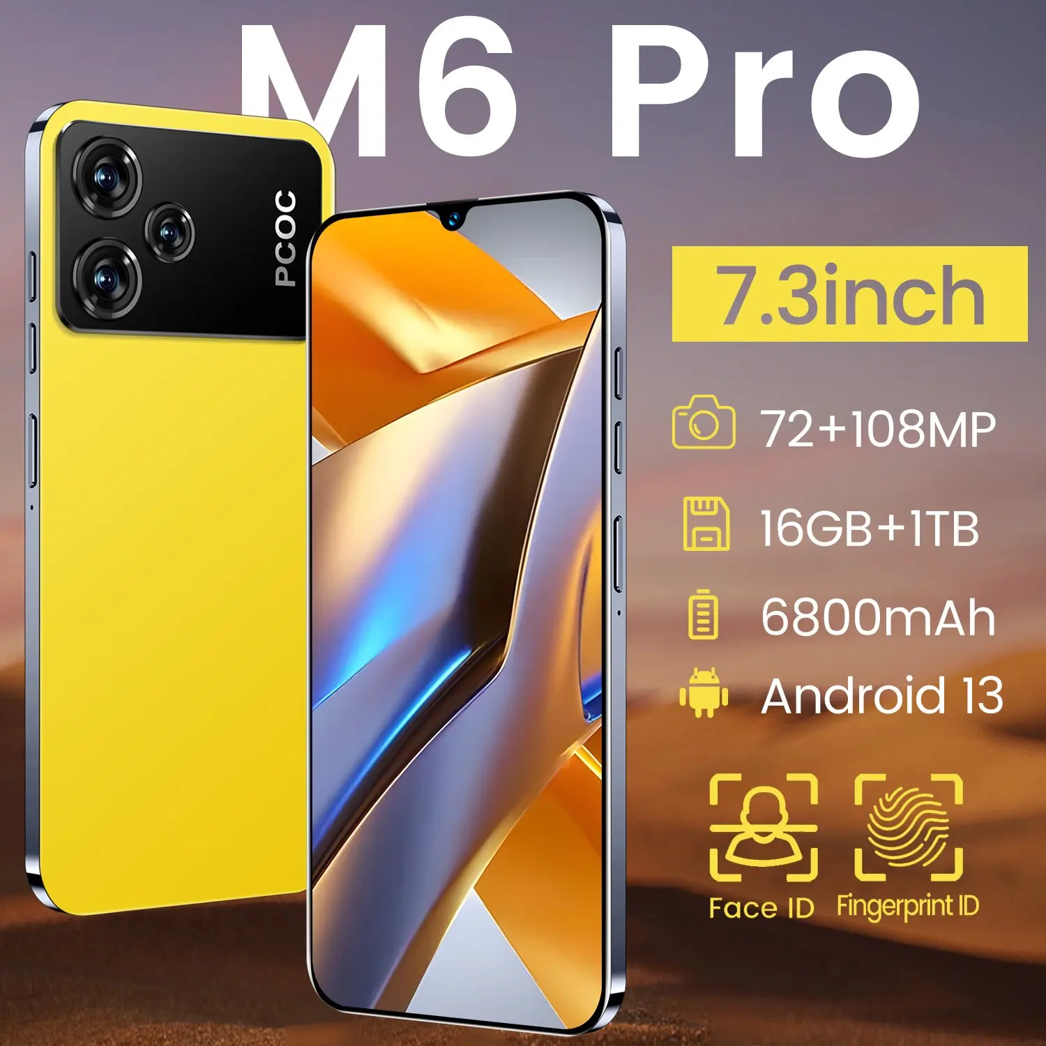 Tel-fono-Inteligente-M6-Pro-Original-android-pantalla-hd-de-7-3 ...