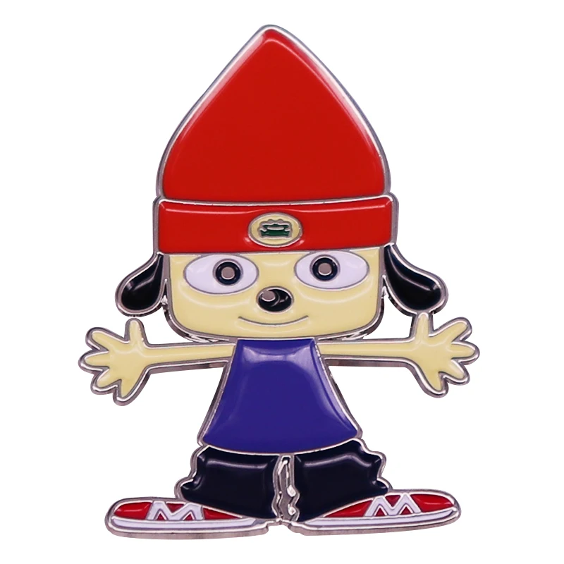 Red-Hat-Dog-Rapper-Enamel-Pin-Game-PaRappa-Brooch-Badge-Clothes-Hat ...