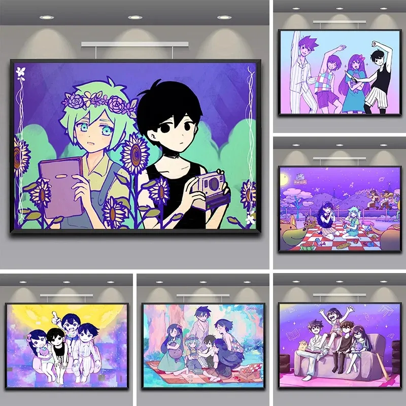 Omori Poster Surreal Psychological Horror Video Game Anime Cartoon ...