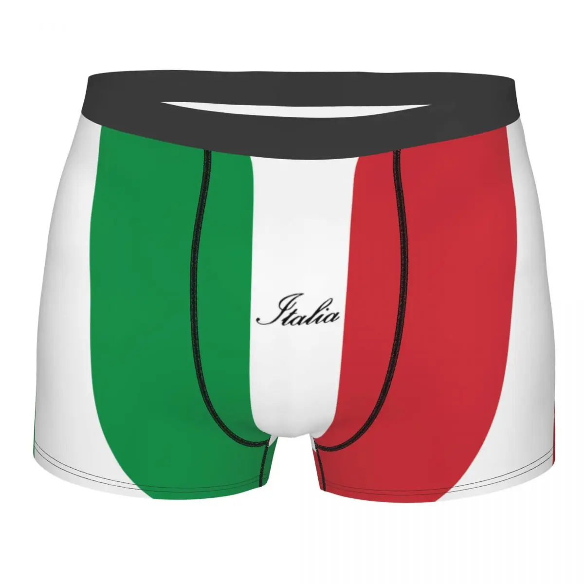 Sexy Boxer Shorts Panties Men Italian Flag Of Italy Italia Underwear ...