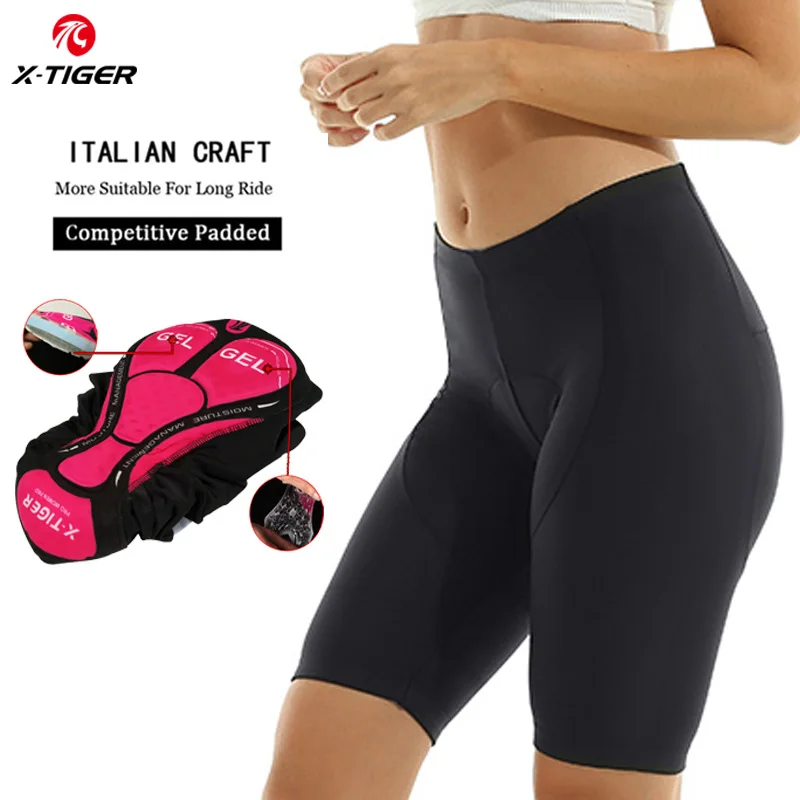 X-TIGER-Cycling-Bike-Shorts-Summer-Women-Cycling-Shorts-Superelastic-Shockproof-Bike-Tight ...