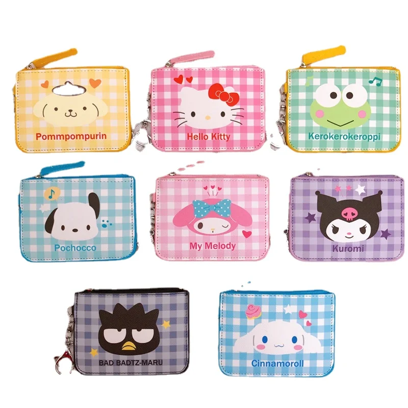 Sanrio-Kawaii-Hello-Kitty-Wallet-Keychains-Bag-Pachacco-Cinnamoroll ...