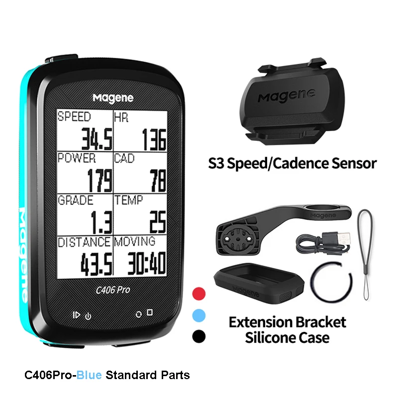 Magene-C406-Pro-Bicycle-GPS-Computer-MTB-Road-Cycle-Smart-Wireless-Waterproof-Speedometer-Garmin ...