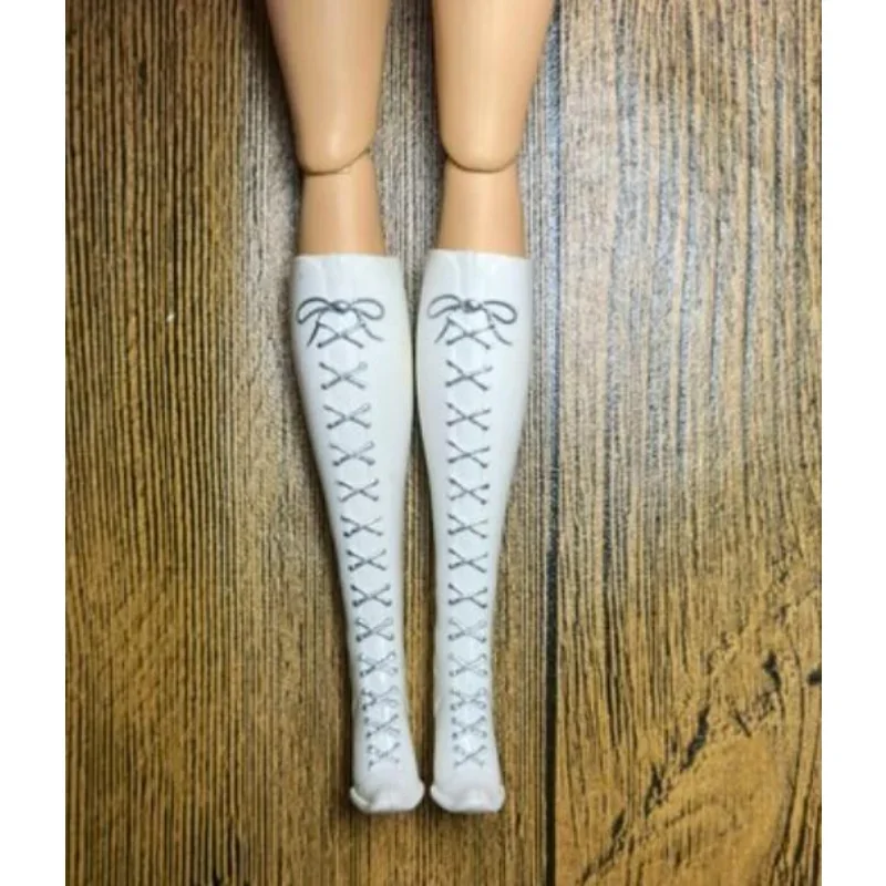 High-heels-Doll-flat-feet-shoes-white-boots-gifts-accessories-for-your ...