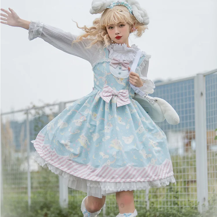 Cartoon Cinnamoroll Kawaii Lolita Princess Dress - KawaiiMerch.com