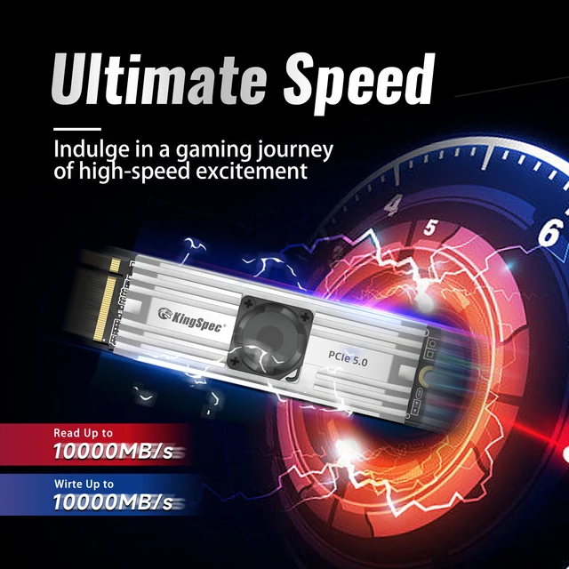 NVMe M.2 SSD PCIE 5 1000GB 2000GB - GamingStation