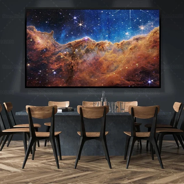 Cosmic Galaxy Print Sky Stars Nebula